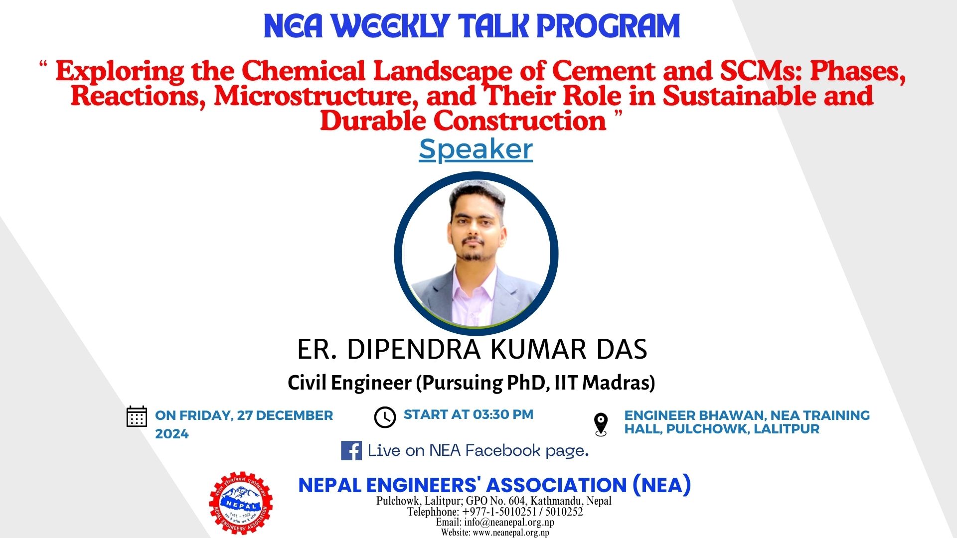 Exploring the Chemical Landscape of Cement and SCMs: Phases, Reactions ...