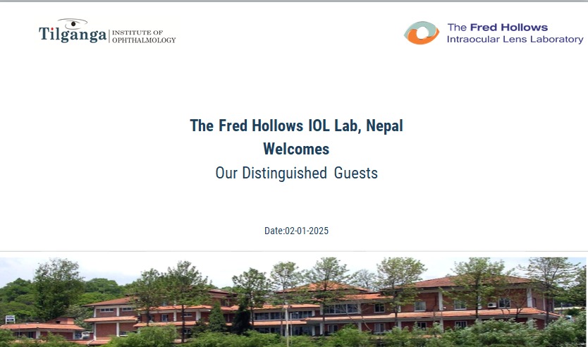 A Brief Introduction to The Fred Hollows IOL Lab and Hybrid Multifocal ...
